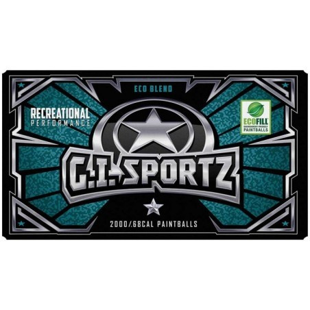 PAINTBALLS BOX GI SPORTZ 1 STAR 2000 UNITS Paintball